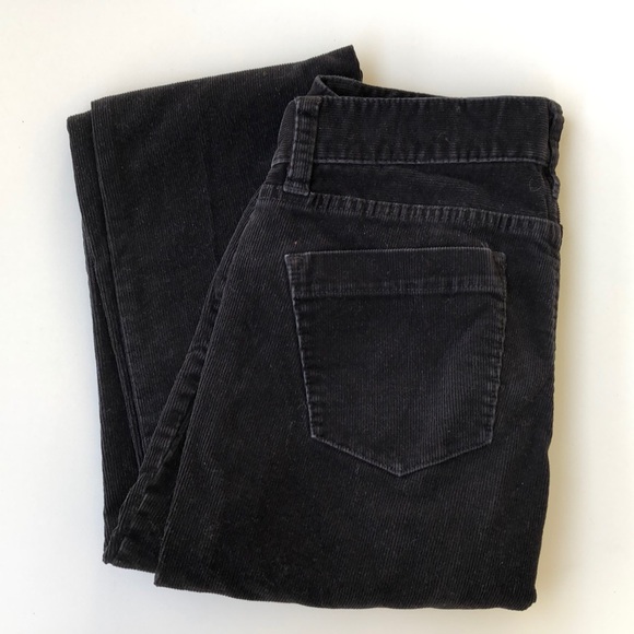 J. Crew Factory | Pants & Jumpsuits | 4 Jcrew Black Corduroy Matchstick ...